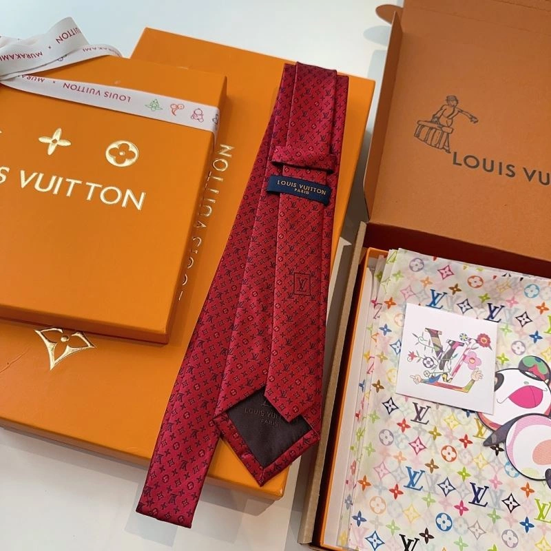 Brand-authenticated Louis Vuitton Neckties