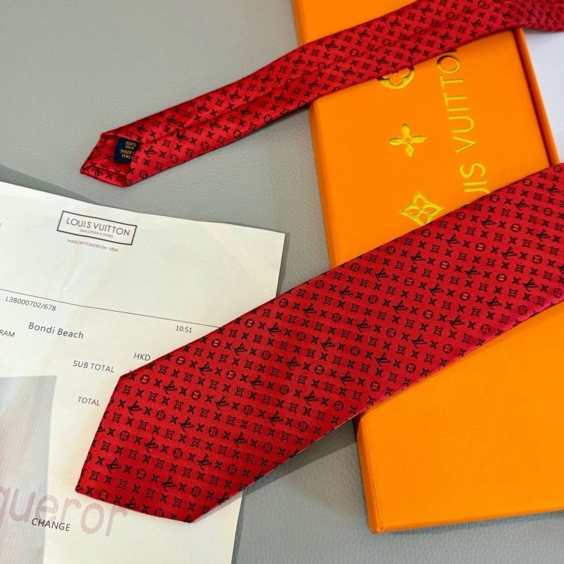 Brand-authenticated Louis Vuitton Neckties