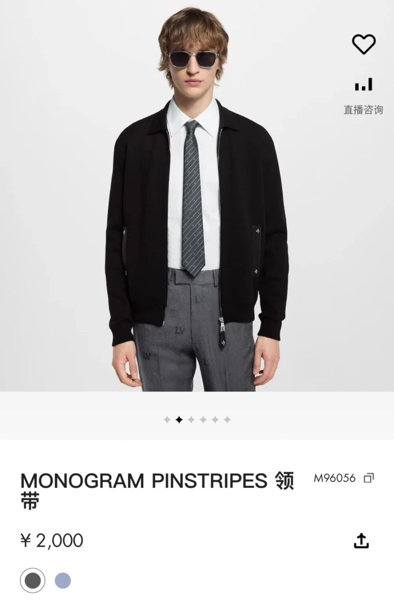 Discounted Louis Vuitton Neckties