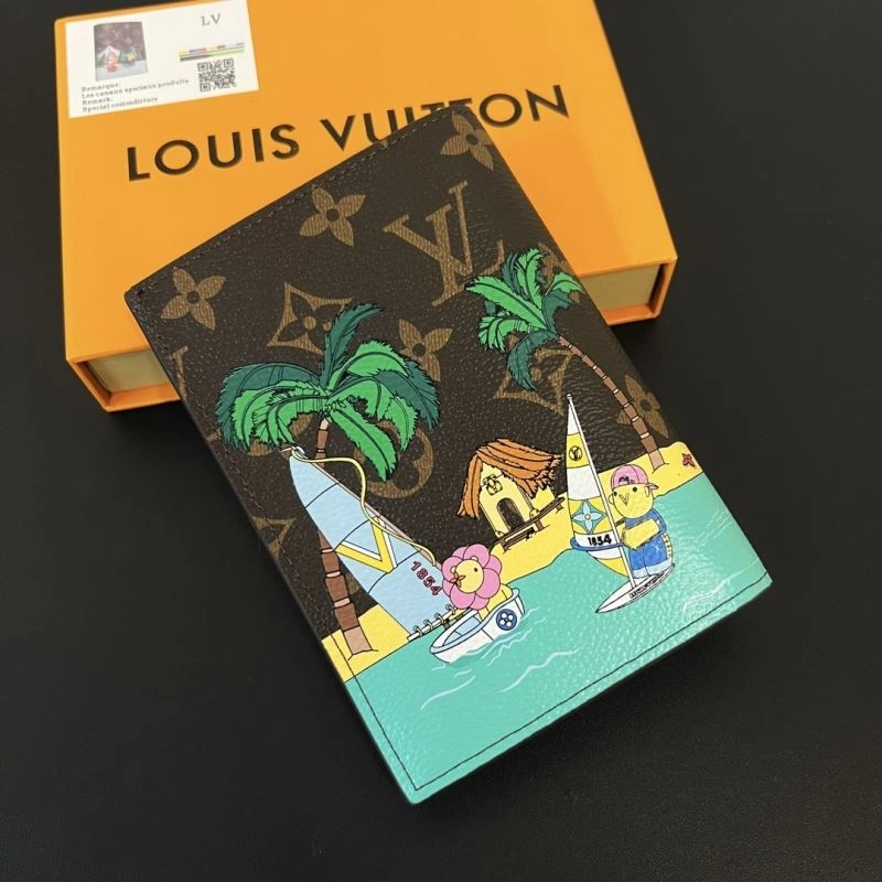Brand-authenticated Louis Vuitton Passport Holders