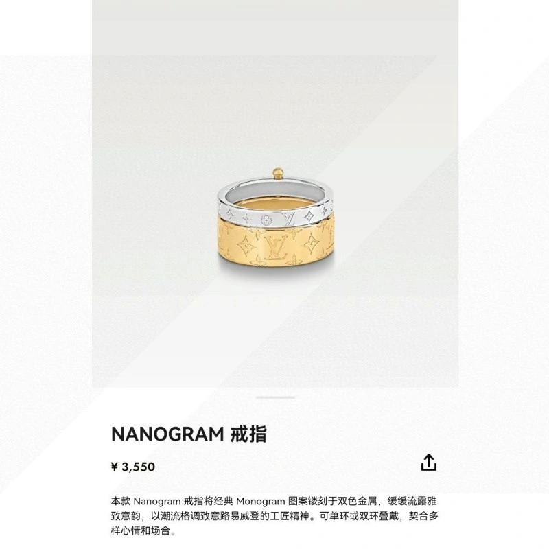 Budget-friendly Louis Vuitton Rings