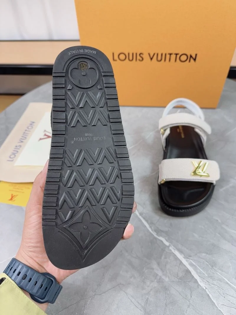 Brand-authenticated Louis Vuitton Sandals