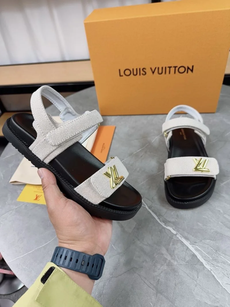 Brand-authenticated Louis Vuitton Sandals