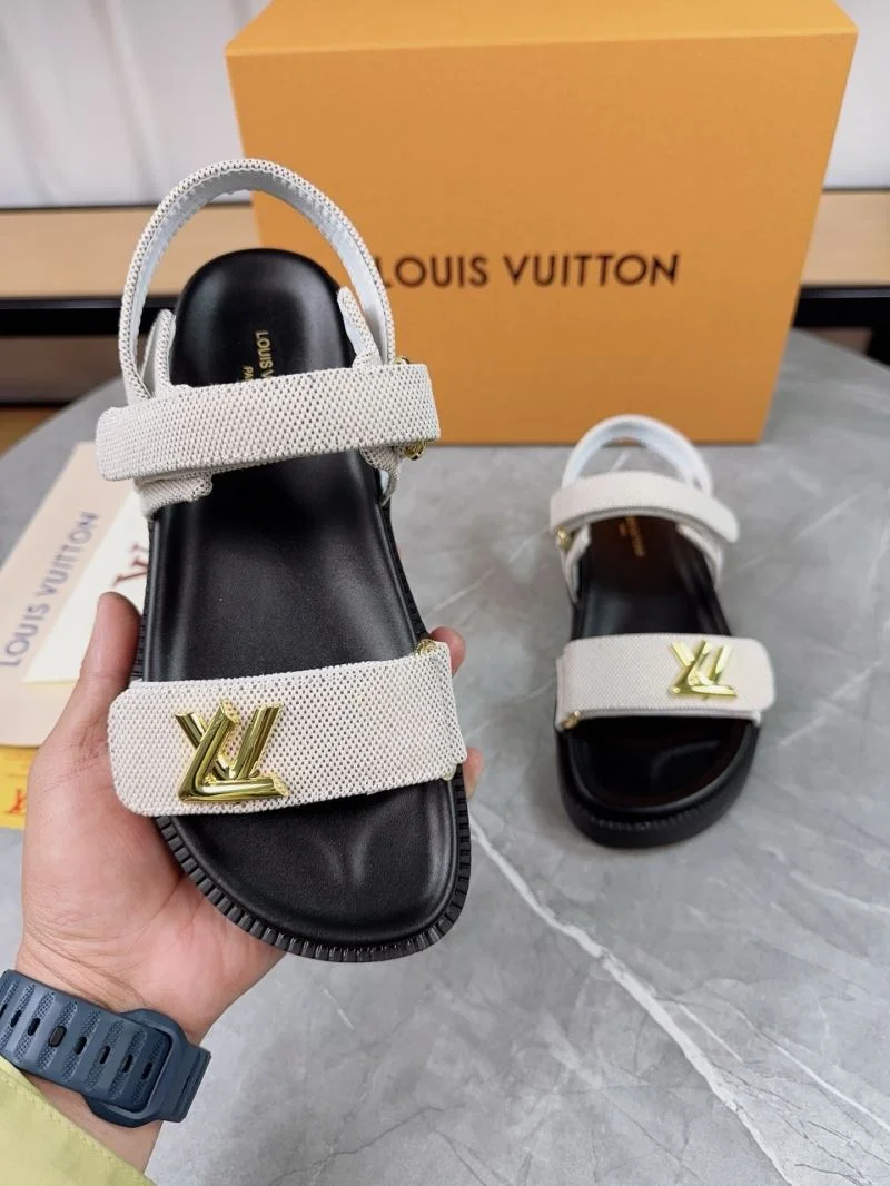 Brand-authenticated Louis Vuitton Sandals