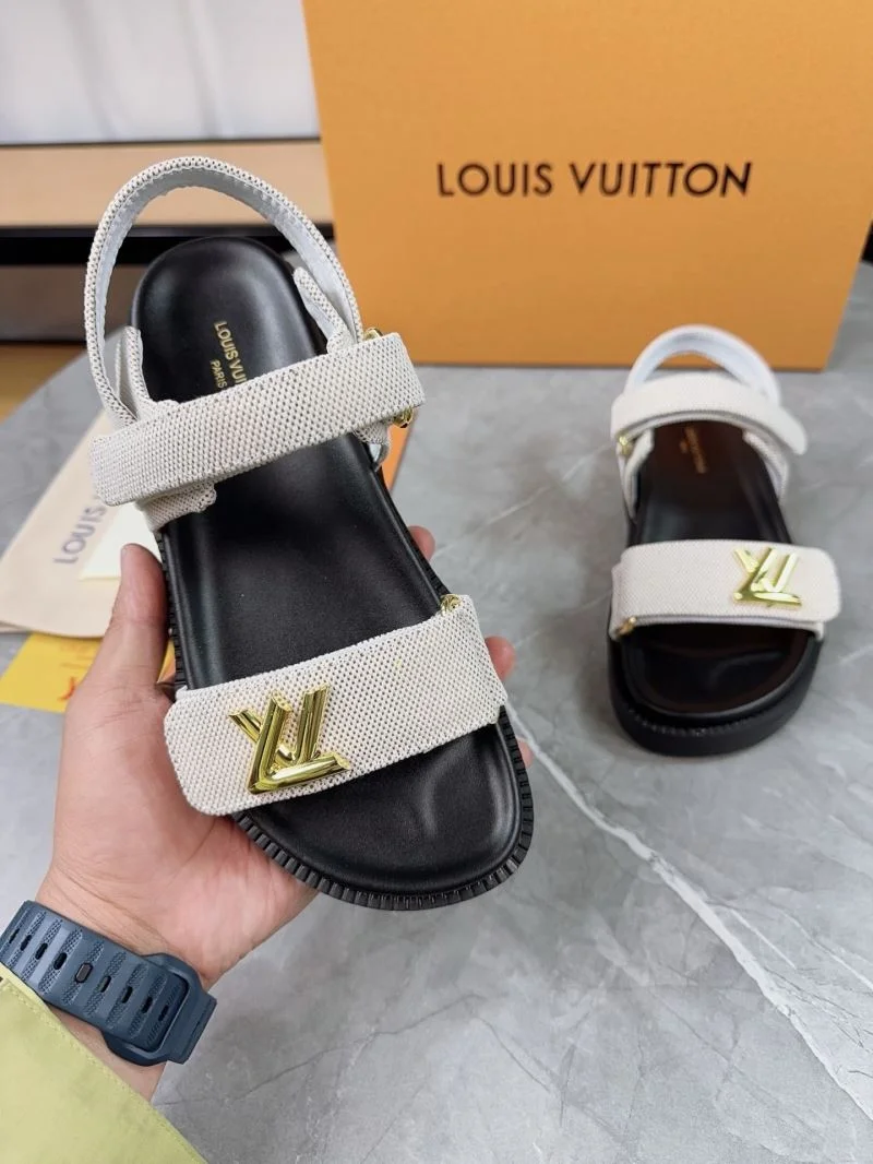 Brand-authenticated Louis Vuitton Sandals