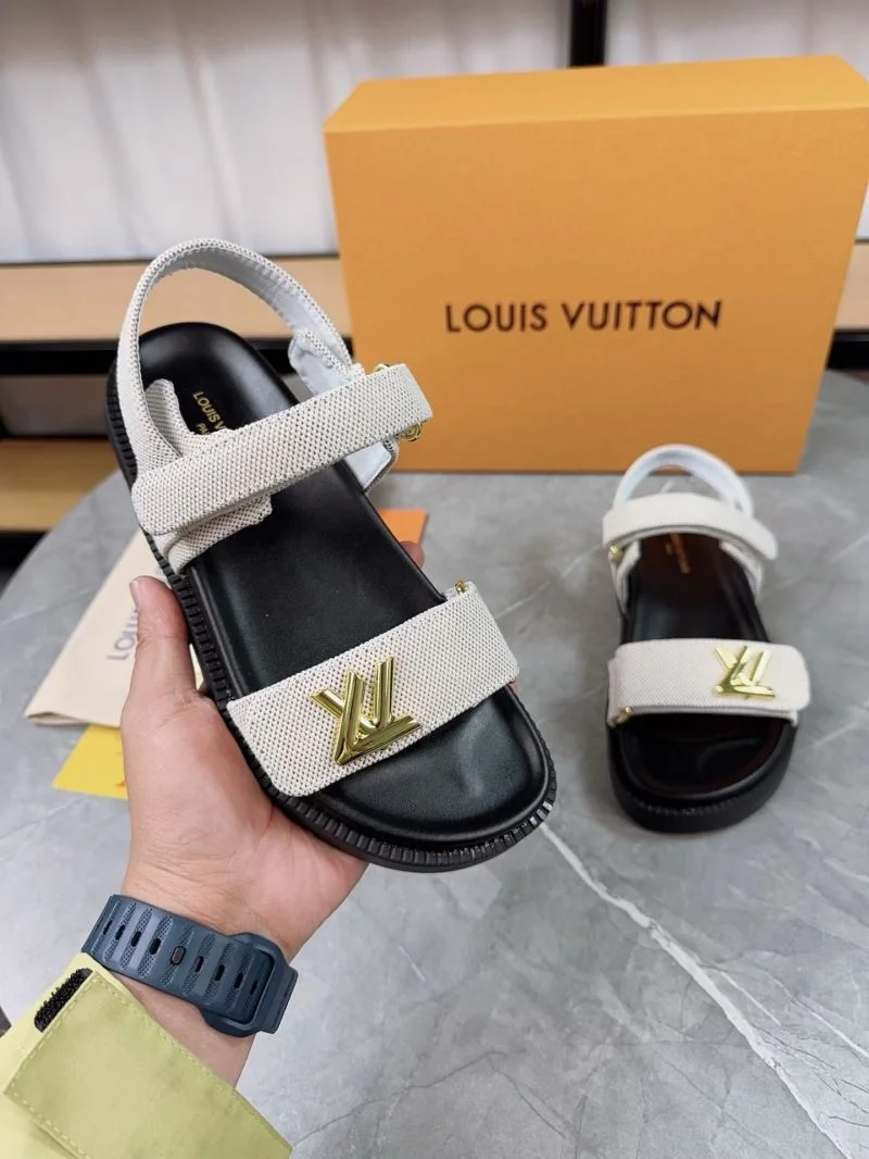 Brand-authenticated Louis Vuitton Sandals