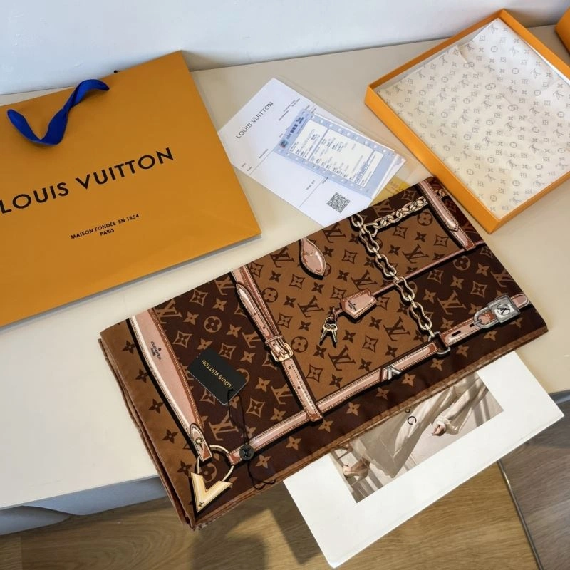 Brand-authenticated Louis Vuitton Scarf