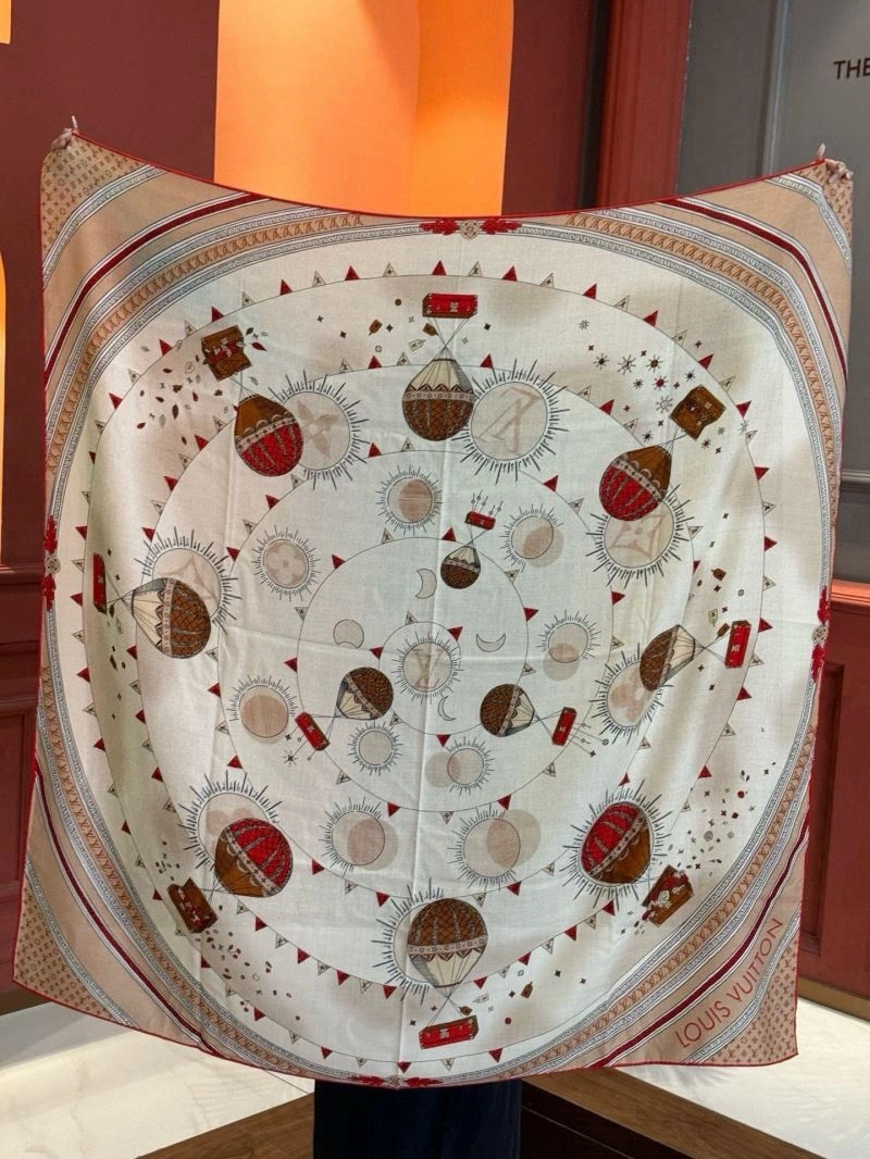 Brand-authenticated Louis Vuitton Scarf