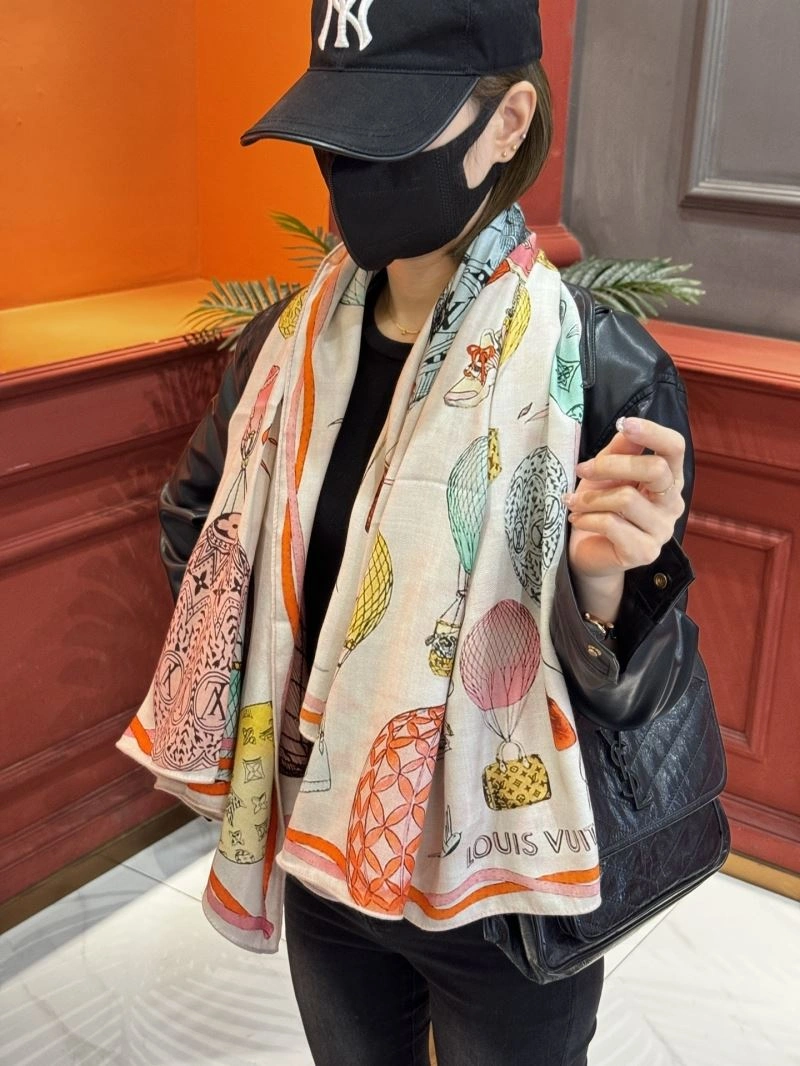 Brand-authenticated Louis Vuitton Scarf