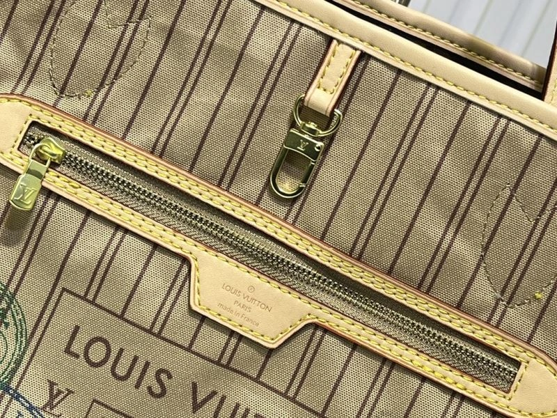 Brand-authenticated Louis Vuitton Shopping Bags