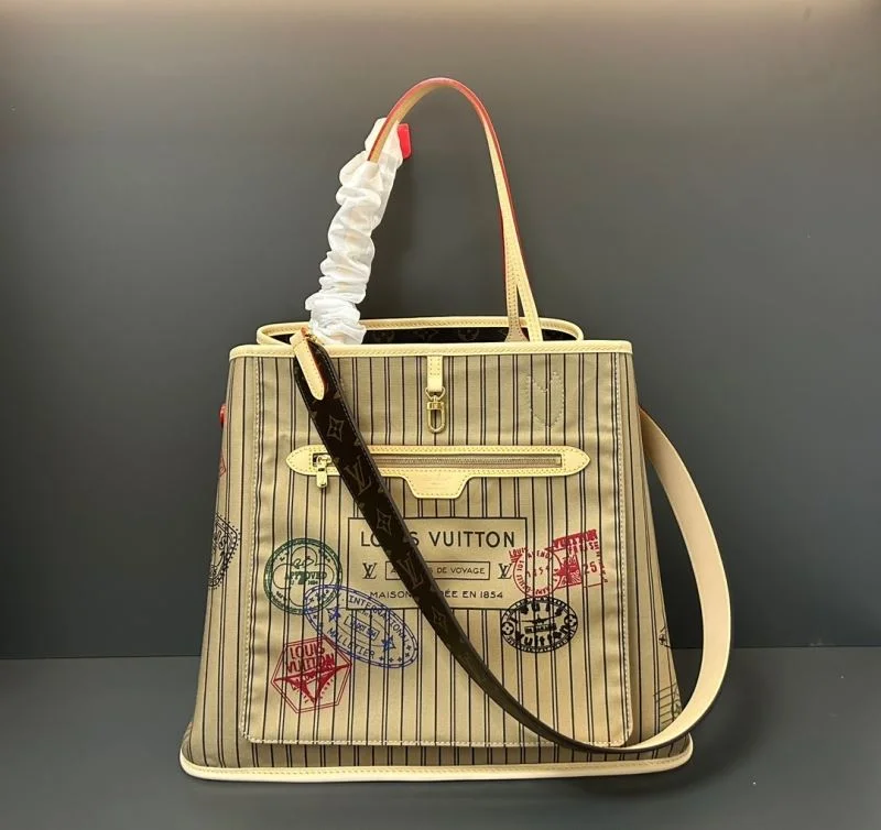Brand-authenticated Louis Vuitton Shopping Bags