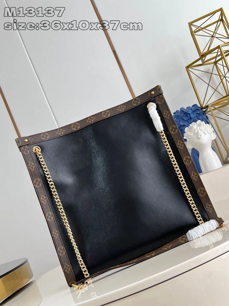 Brand-authenticated Louis Vuitton Shopping Bags