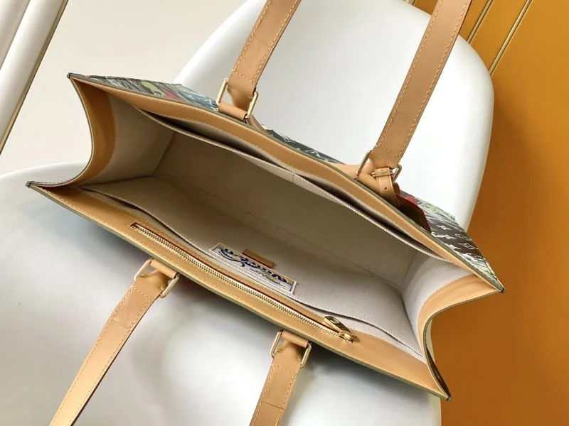 Brand-authenticated Louis Vuitton Shopping Bags