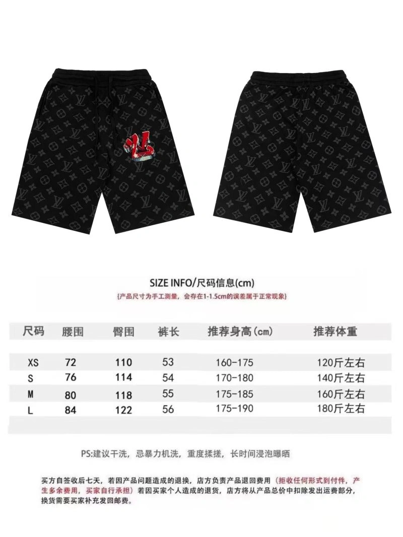 Accurate model Louis Vuitton Short Pants