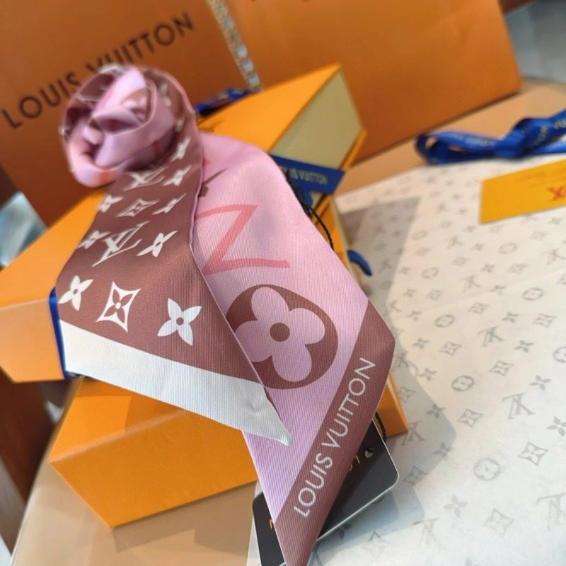 Brand-authenticated Louis Vuitton Silk