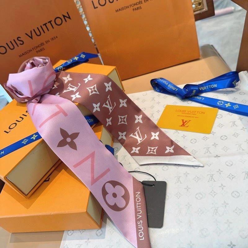 Brand-authenticated Louis Vuitton Silk