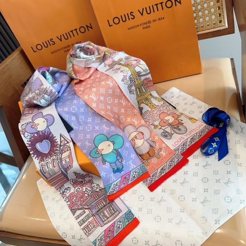 Brand-authenticated Louis Vuitton Silk