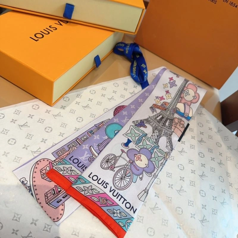 Brand-authenticated Louis Vuitton Silk