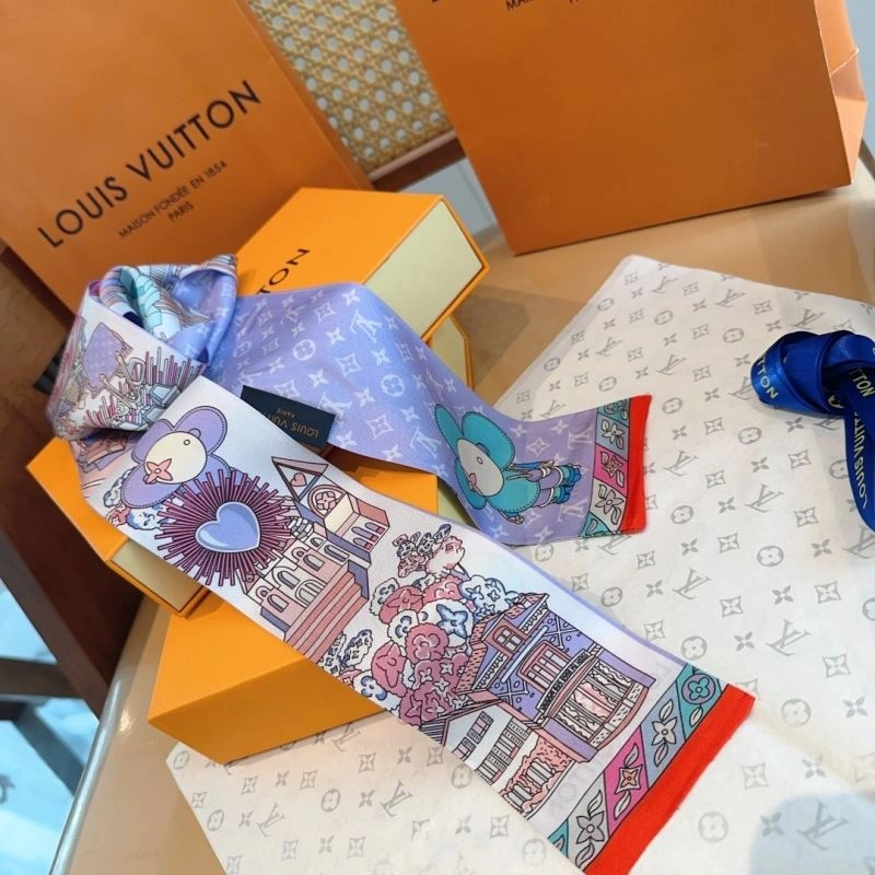 Brand-authenticated Louis Vuitton Silk