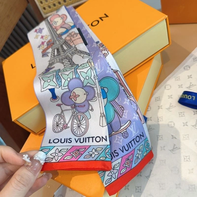 Brand-authenticated Louis Vuitton Silk