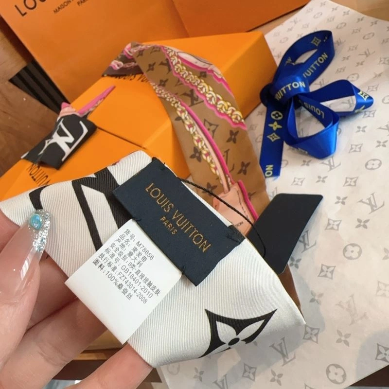Brand-authenticated Louis Vuitton Silk