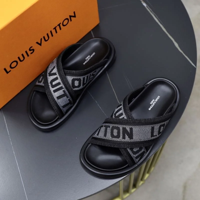 Real Louis Vuitton Slippers