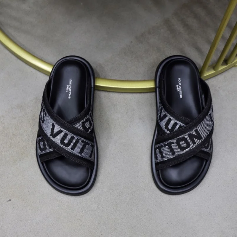 Real Louis Vuitton Slippers