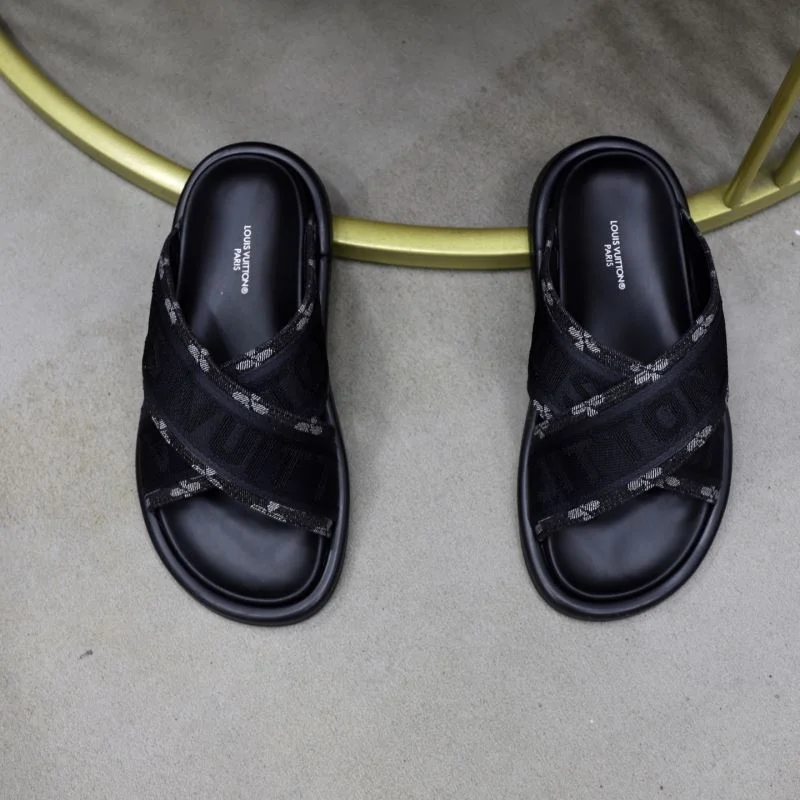 Precise copy Louis Vuitton Slippers