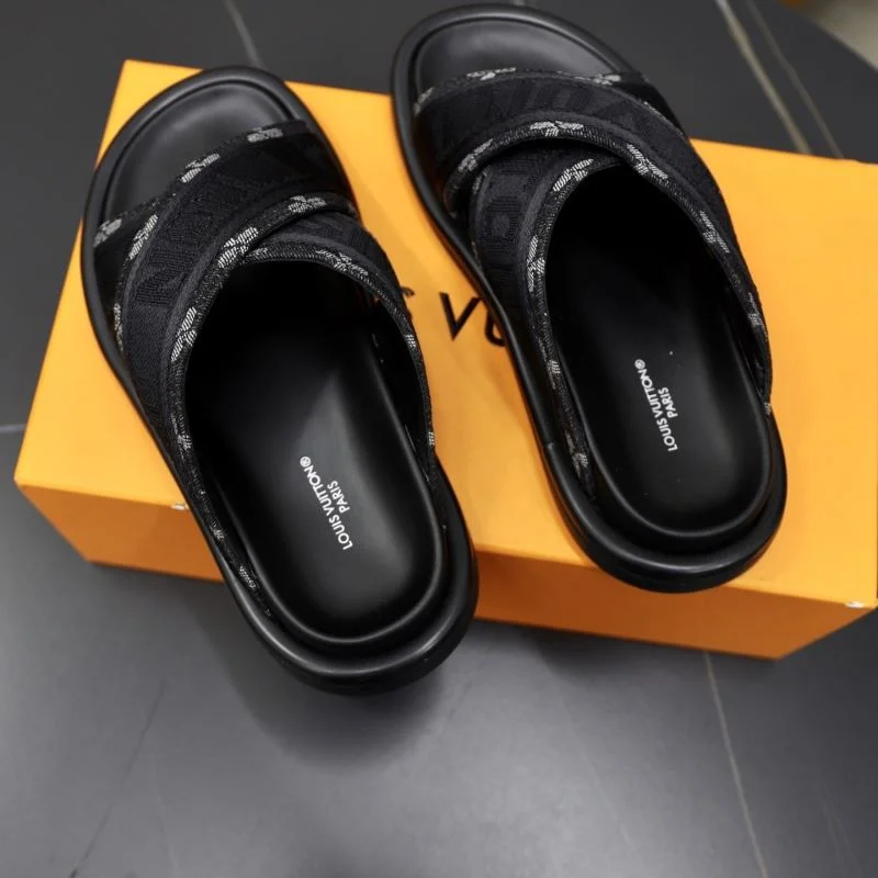 Precise copy Louis Vuitton Slippers