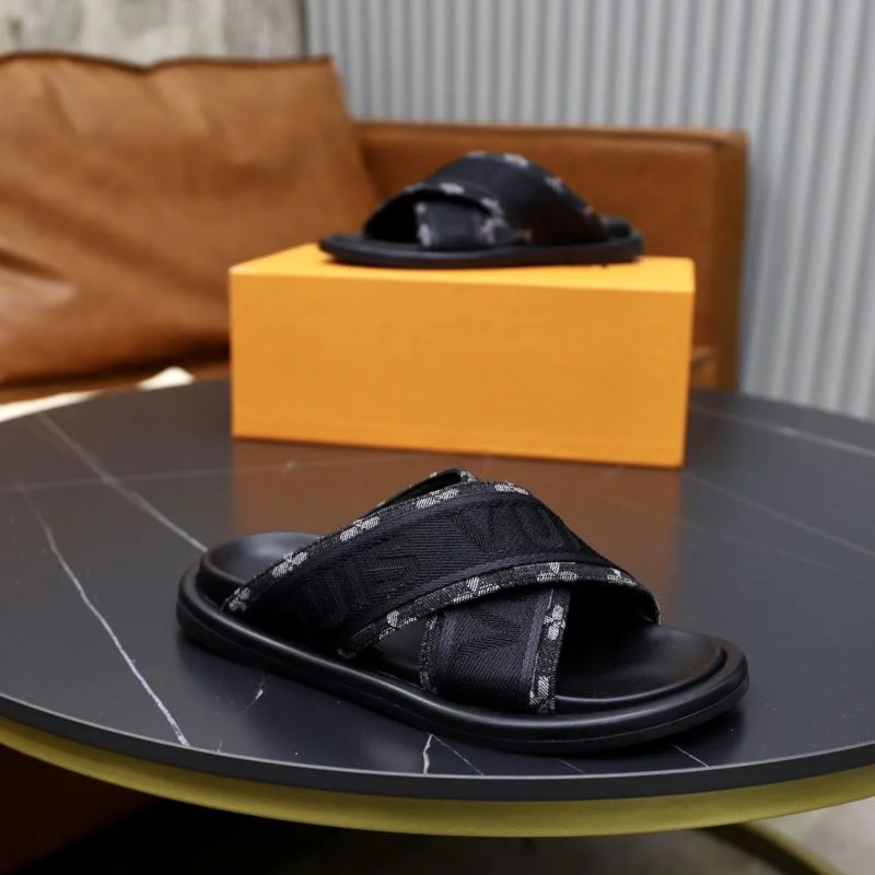 Precise copy Louis Vuitton Slippers