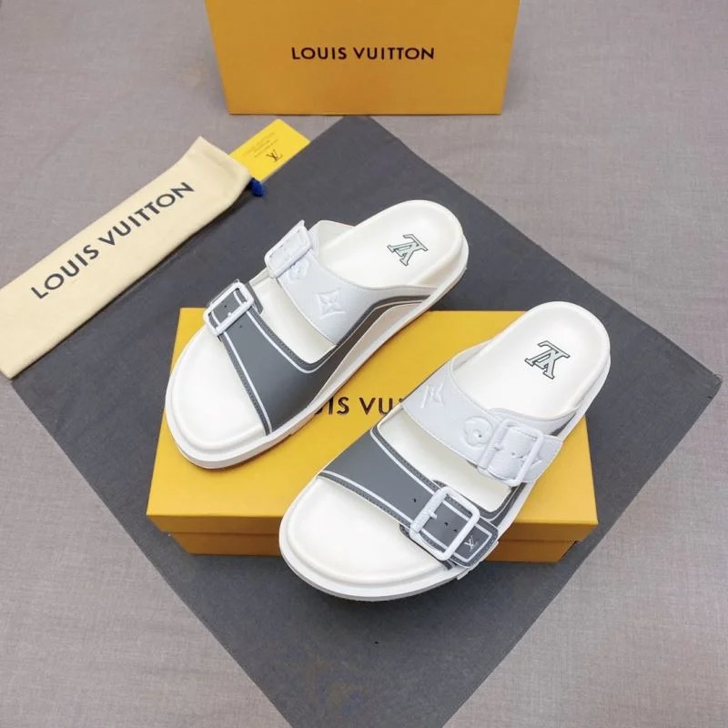 Brand-authenticated Louis Vuitton Slippers