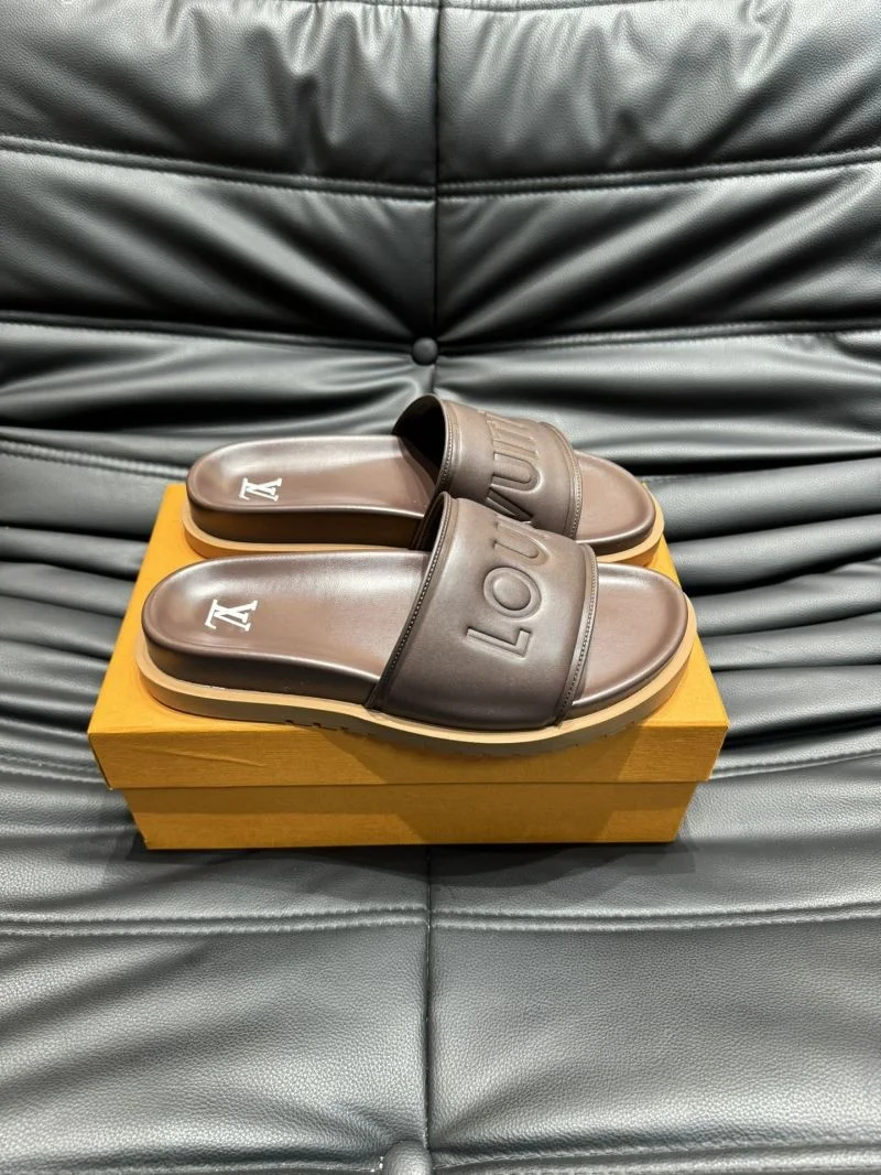 Precise copy Louis Vuitton Slippers