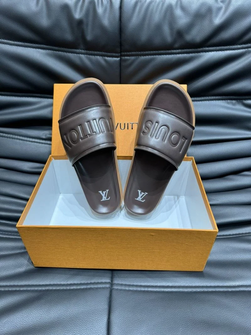 Precise copy Louis Vuitton Slippers