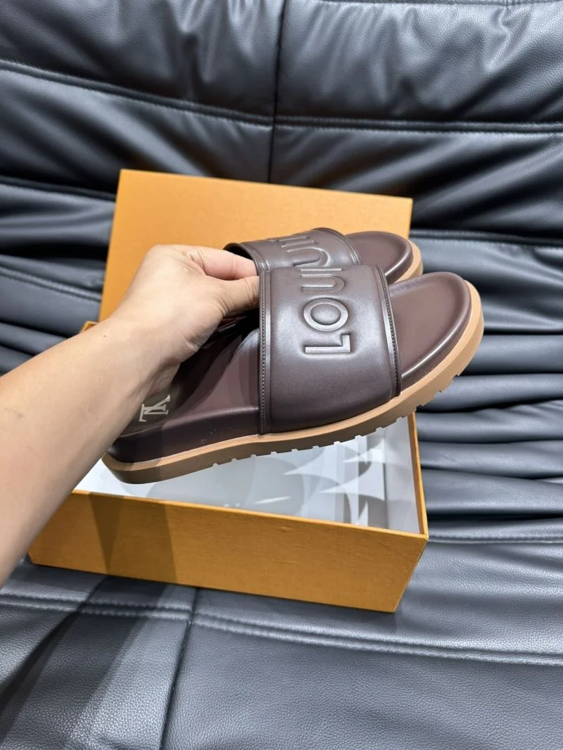 Precise copy Louis Vuitton Slippers