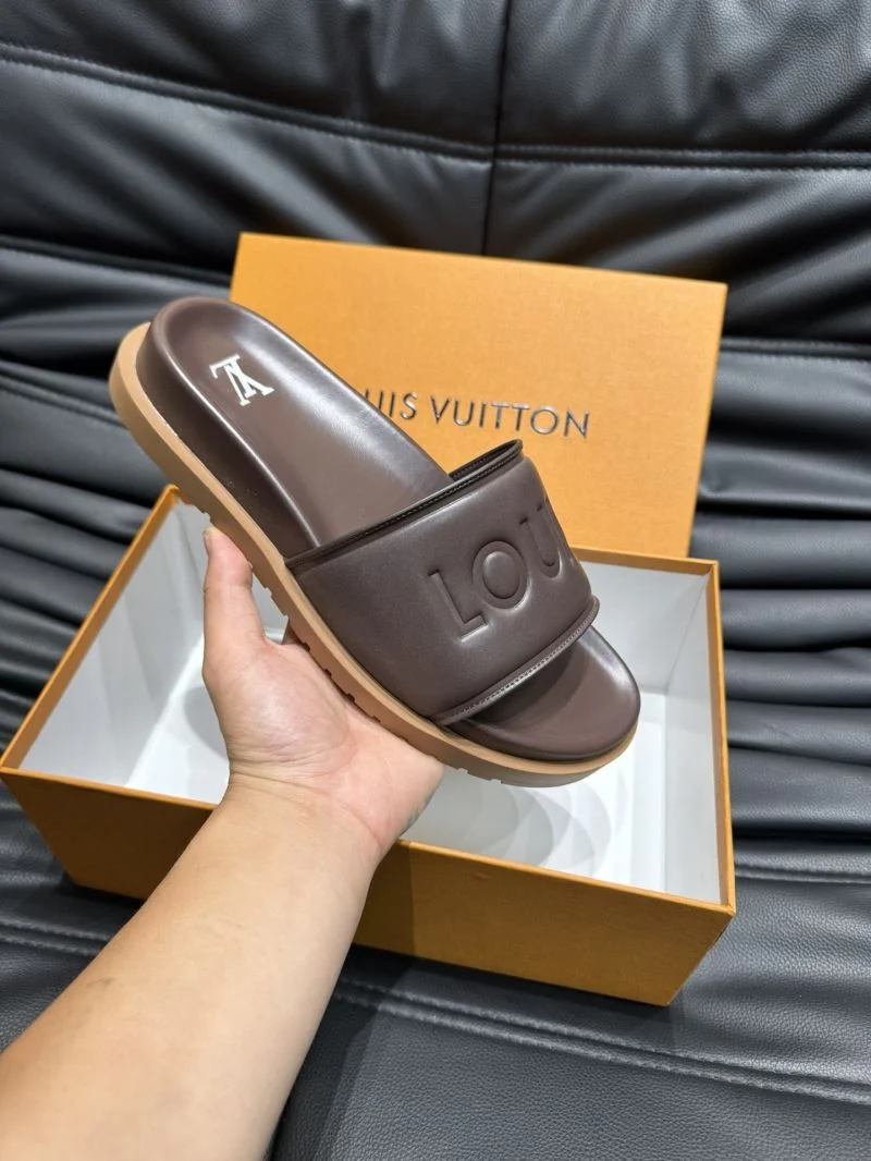 Precise copy Louis Vuitton Slippers