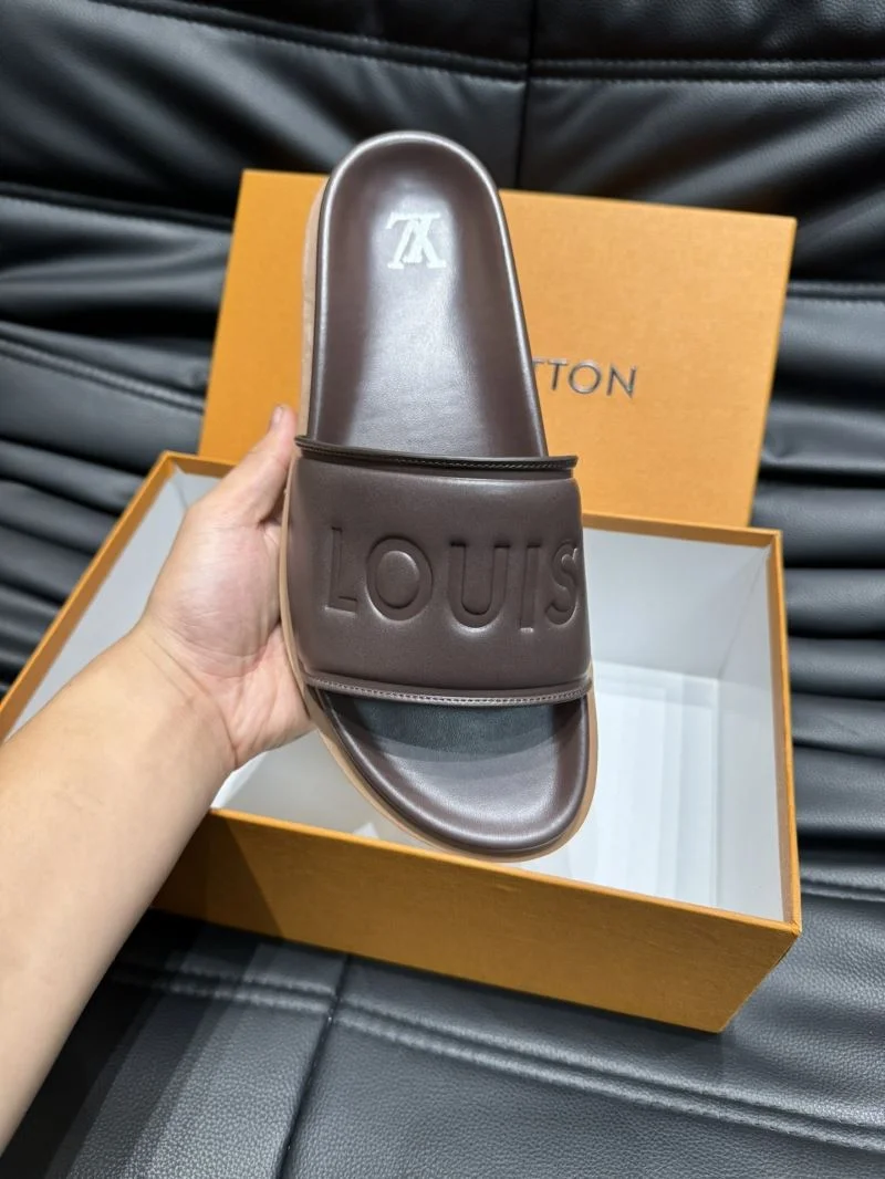 Precise copy Louis Vuitton Slippers
