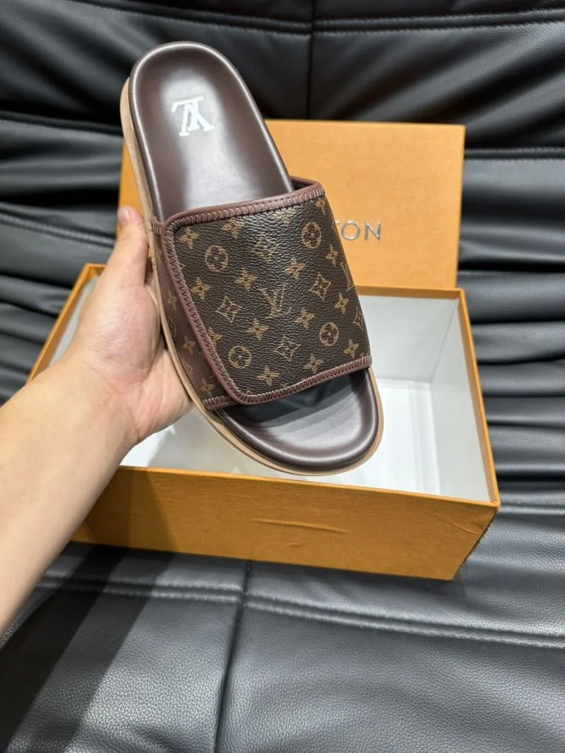 Exact replica Louis Vuitton Slippers