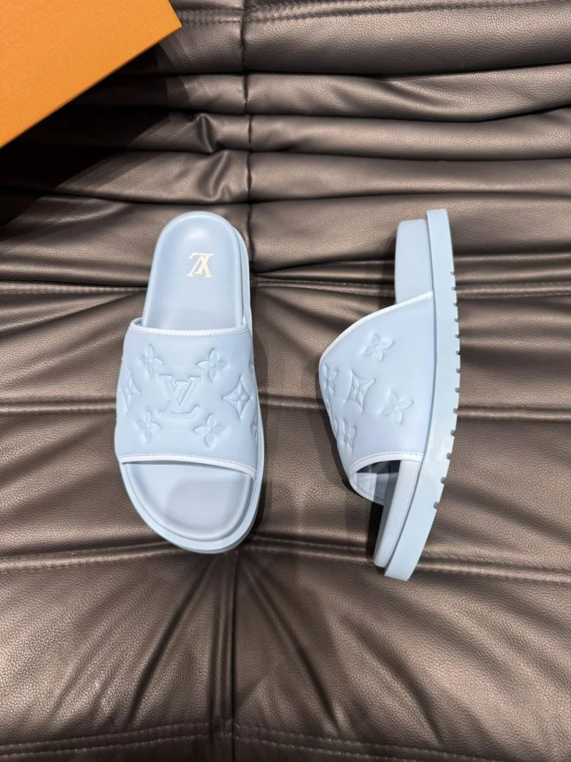 Brand-authenticated Louis Vuitton Slippers
