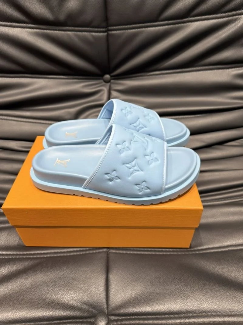 Brand-authenticated Louis Vuitton Slippers