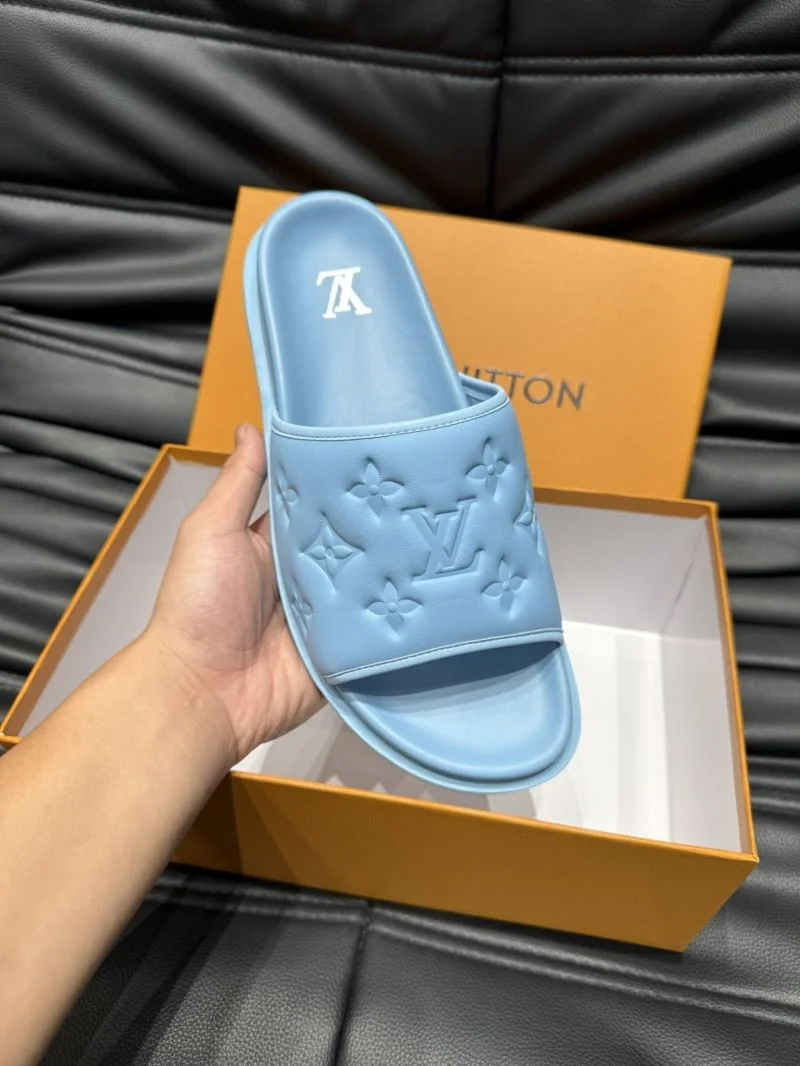 Brand-authenticated Louis Vuitton Slippers