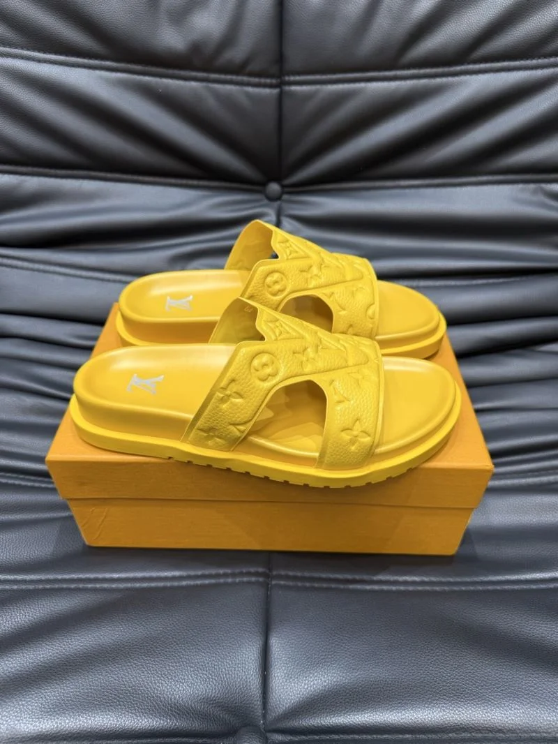 Brand-authenticated Louis Vuitton Slippers