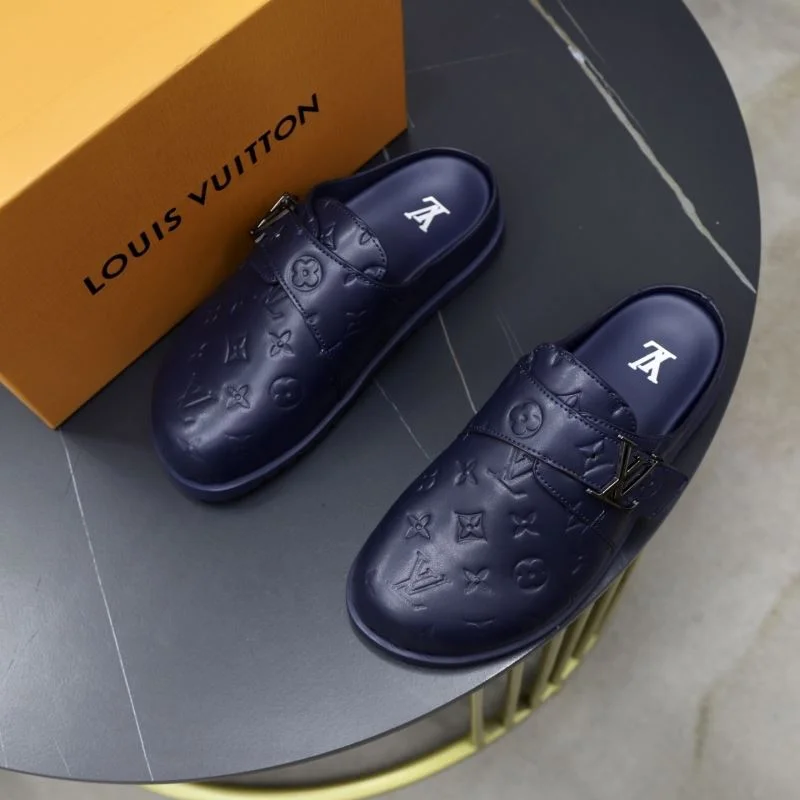 Brand-authenticated Louis Vuitton Slippers