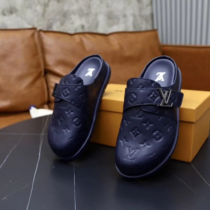 Brand-authenticated Louis Vuitton Slippers