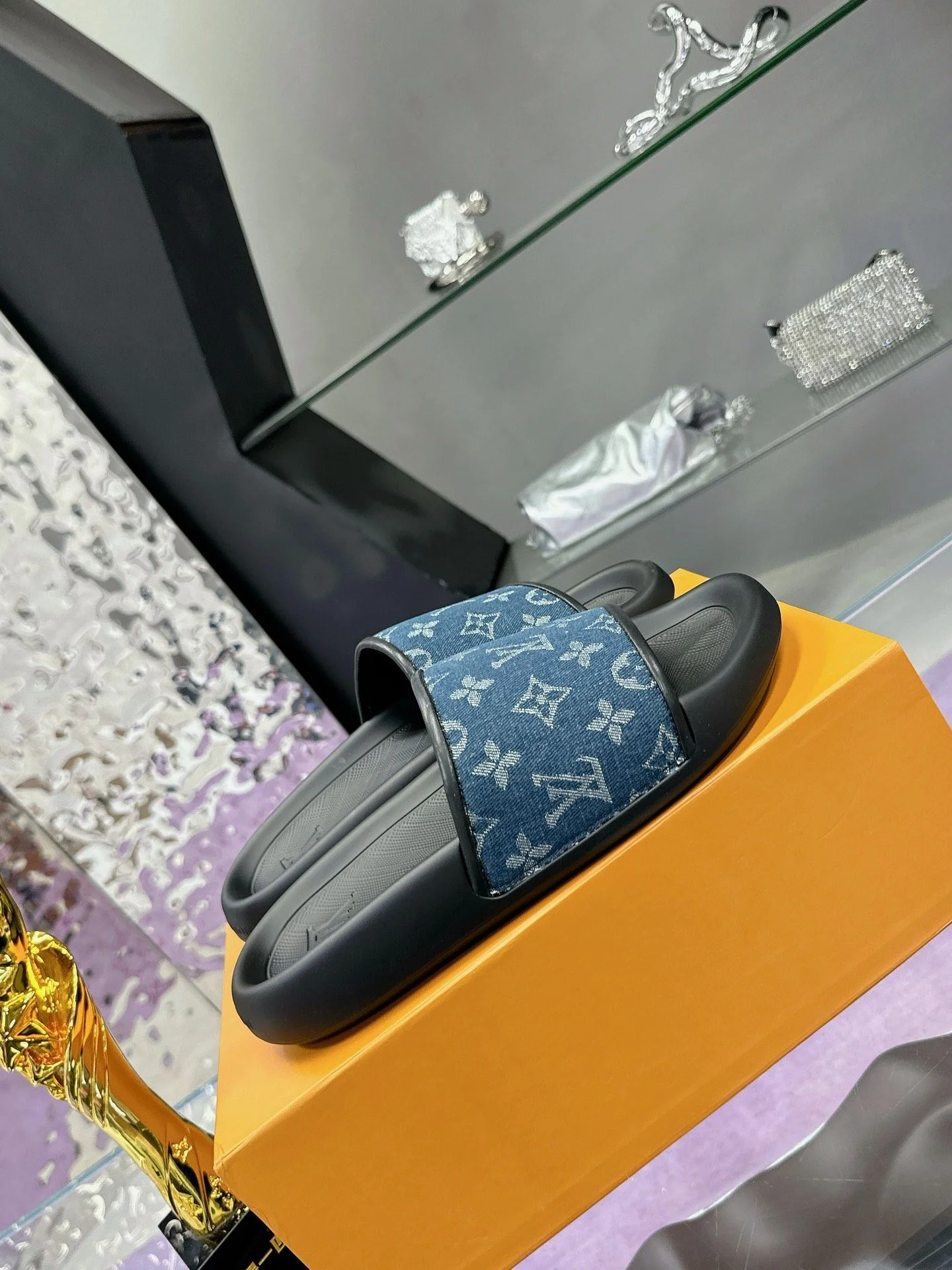 Indistinguishable Louis Vuitton Slippers