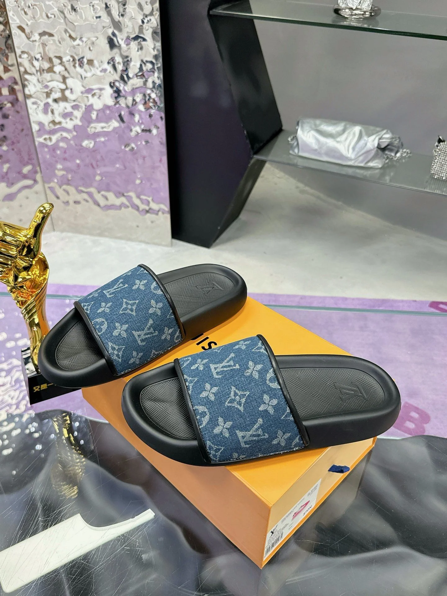 Indistinguishable Louis Vuitton Slippers