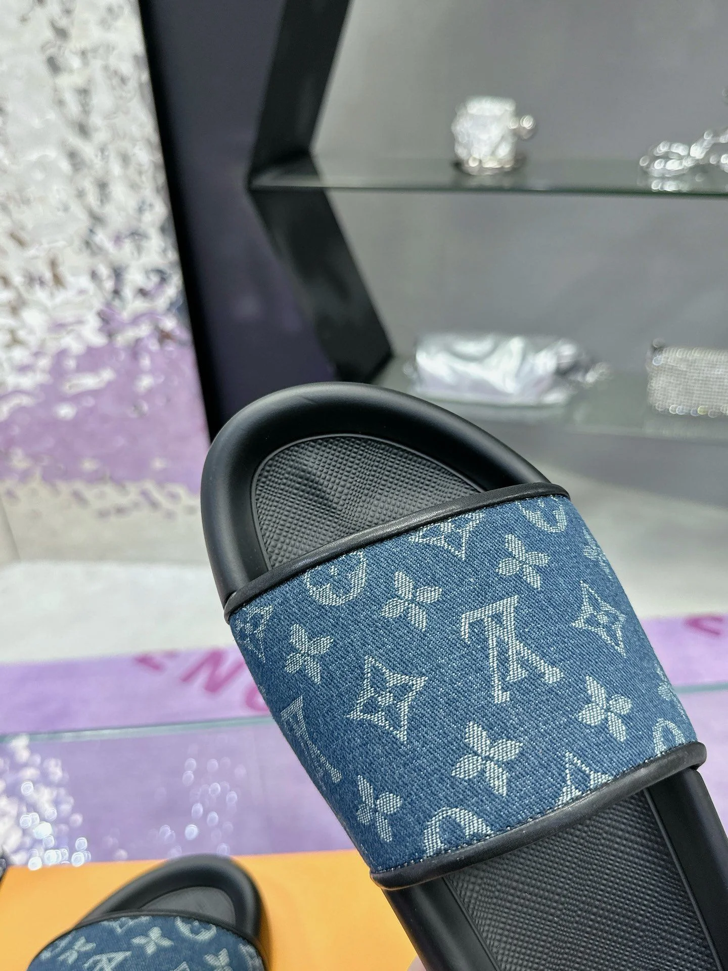 Indistinguishable Louis Vuitton Slippers