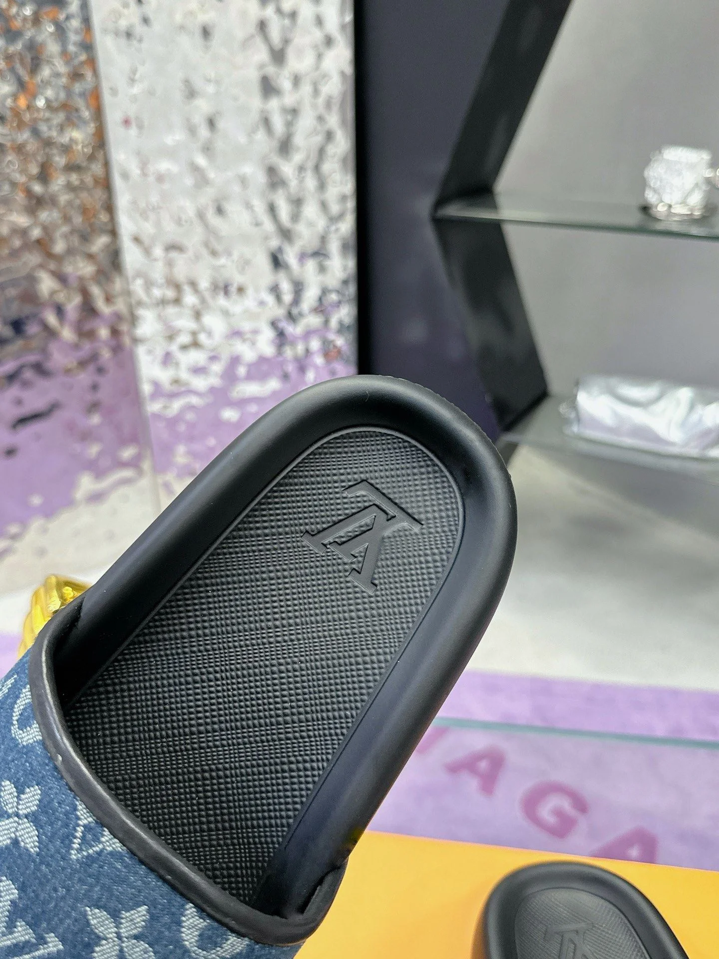 Indistinguishable Louis Vuitton Slippers