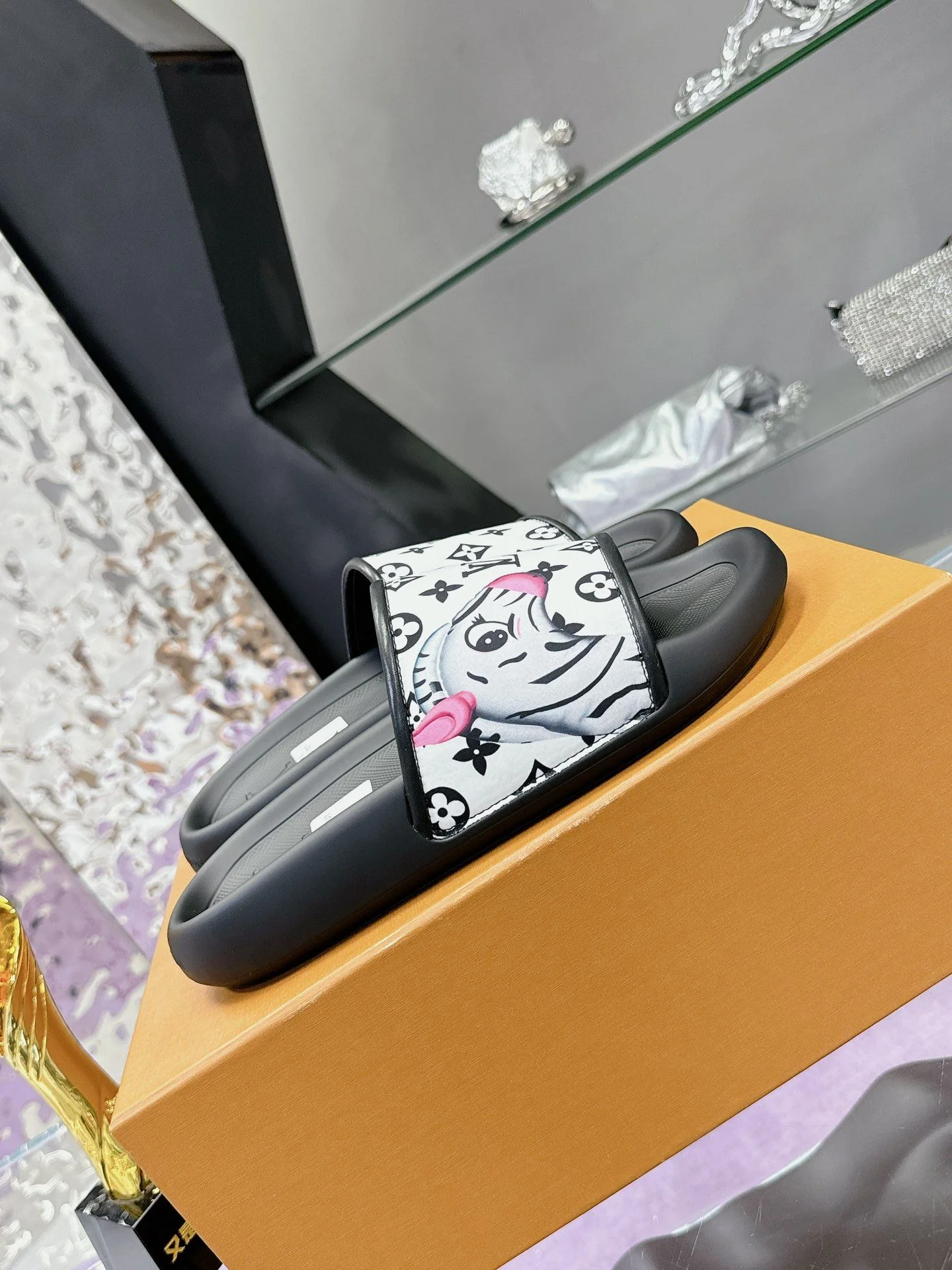 Indistinguishable Louis Vuitton Slippers