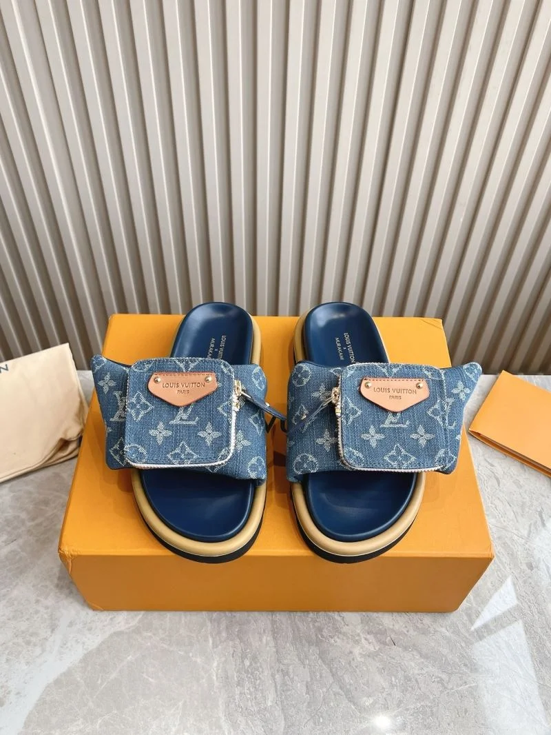 Indistinguishable Louis Vuitton Slippers