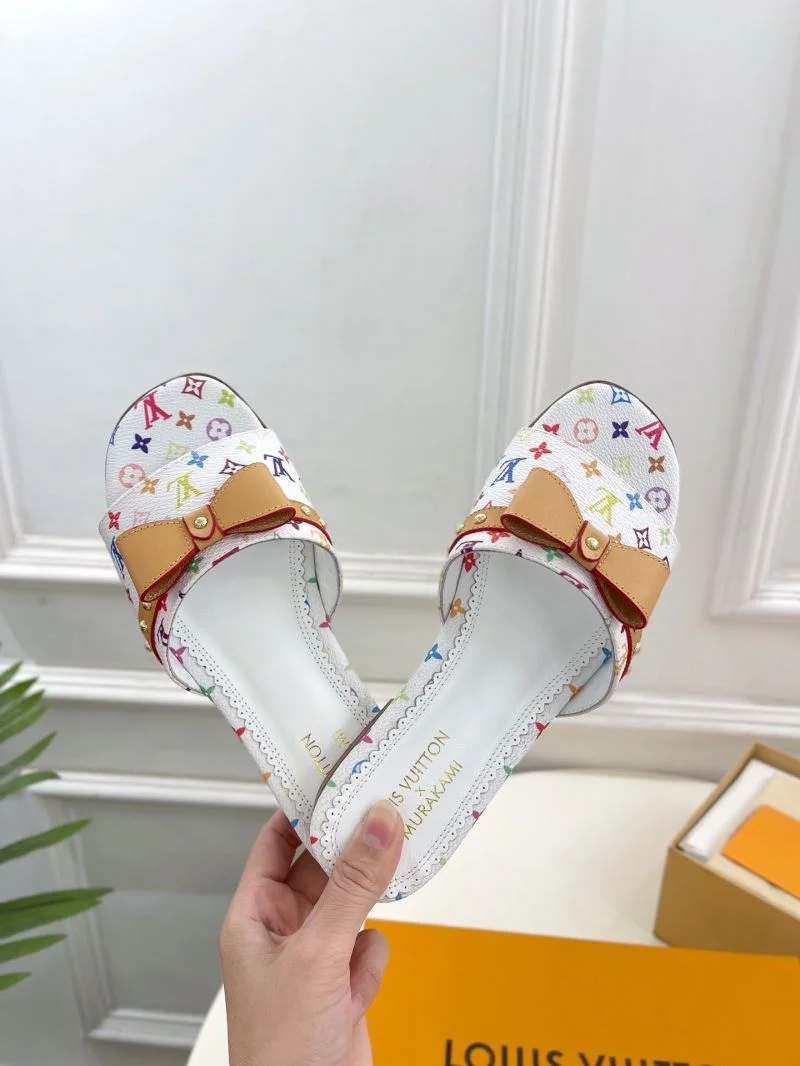 Brand-authenticated Louis Vuitton Slippers